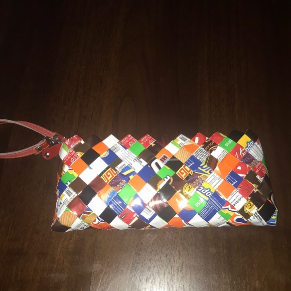 Bags | Custom Clutch Recycled Wrappers | Poshmark